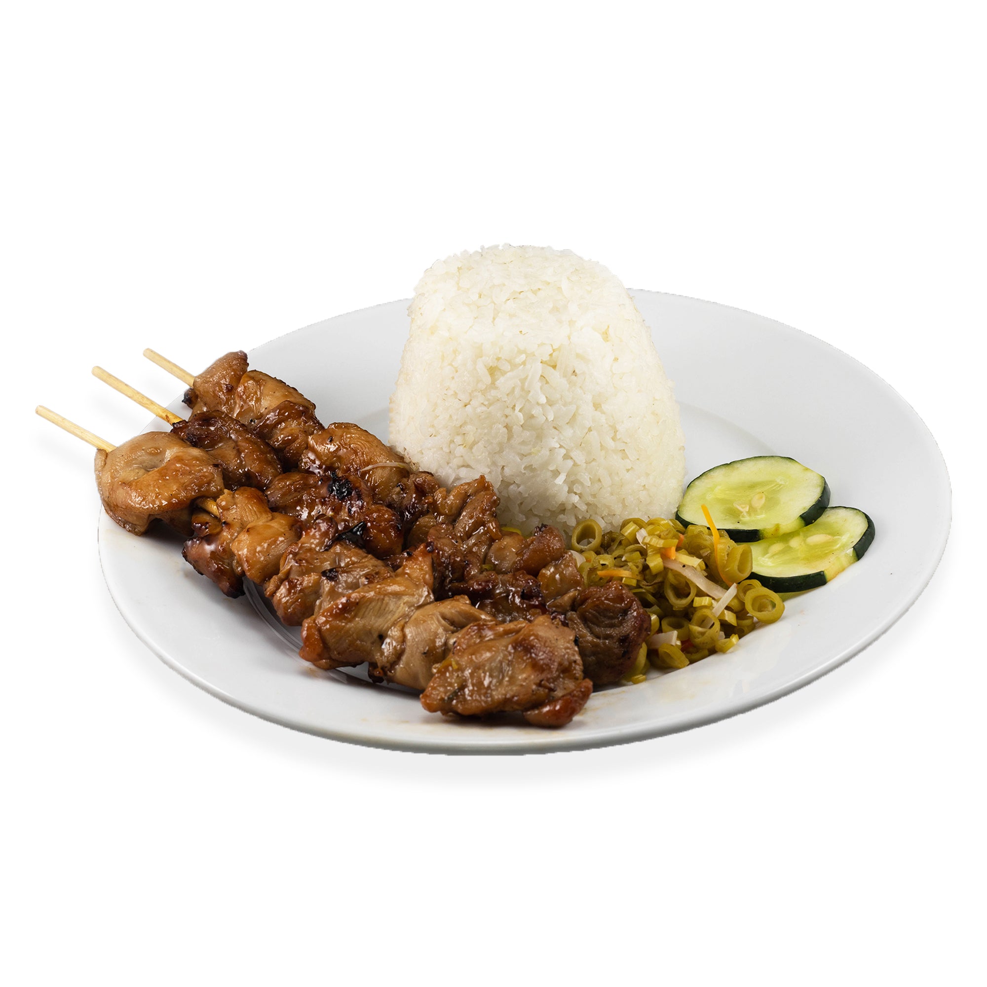MP 3 Sticks Chicken BBQ with Rice – Giligan's Restaurant